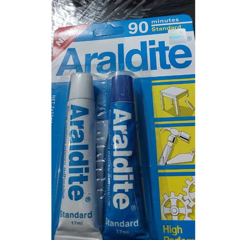 Jual LEM ARALDITE BIRU/EPOXY RESIN BESI ARALDIT BIRU 90 MENIT/LEM ...