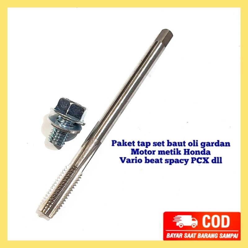 Jual paket tap set baut oli gardab std motor metik scoopy beat vario ...
