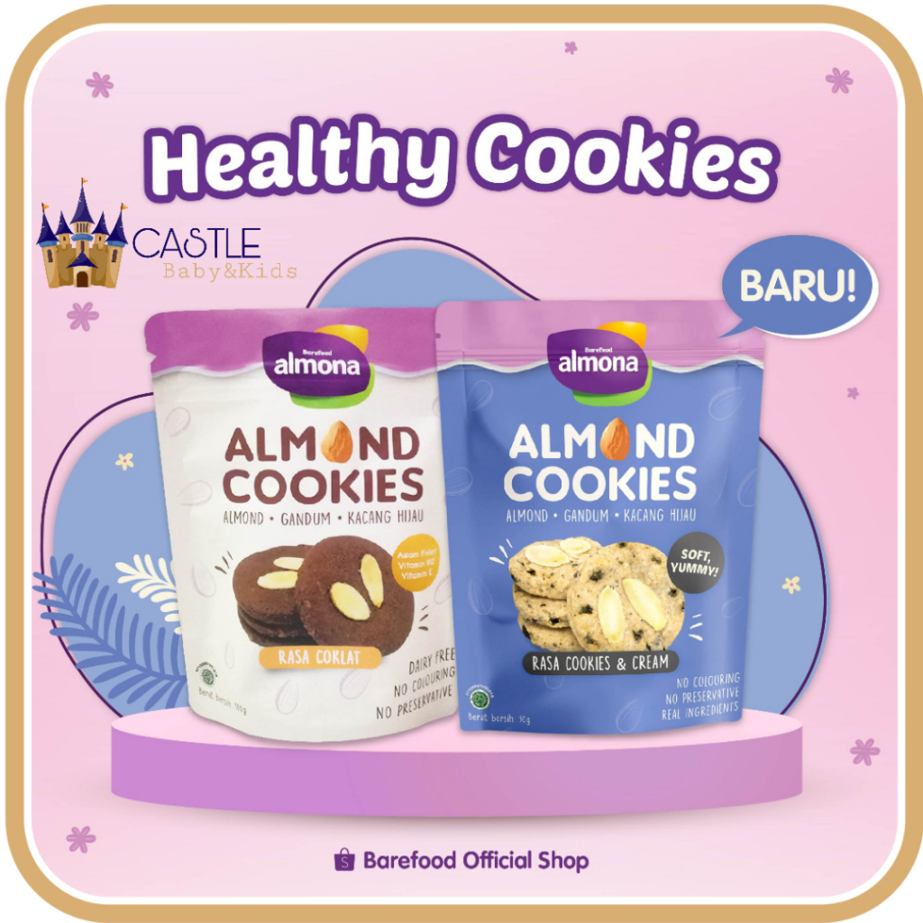 Jual Barefood Almona Almond Cookies - Kukis Cemilan Busui - Asi Booster ...