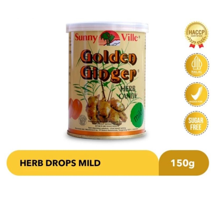 Jual Permen Jahe Golden Ginger Mild 150gr | Shopee Indonesia
