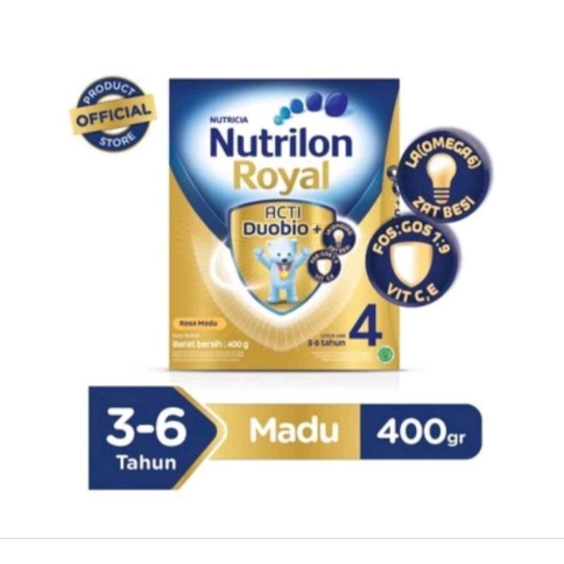 Jual NUTRILON ROYAL TAHAP 4 RASA MADU DAN VANILLA 400gr | Shopee Indonesia