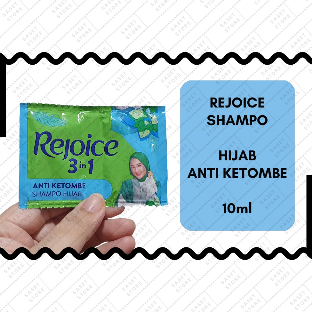 Jual Rejoice Sampo Hijab 3in1 Anti Ketombe 10ml Sachet Shampo Anti Dandruff | Shopee Indonesia