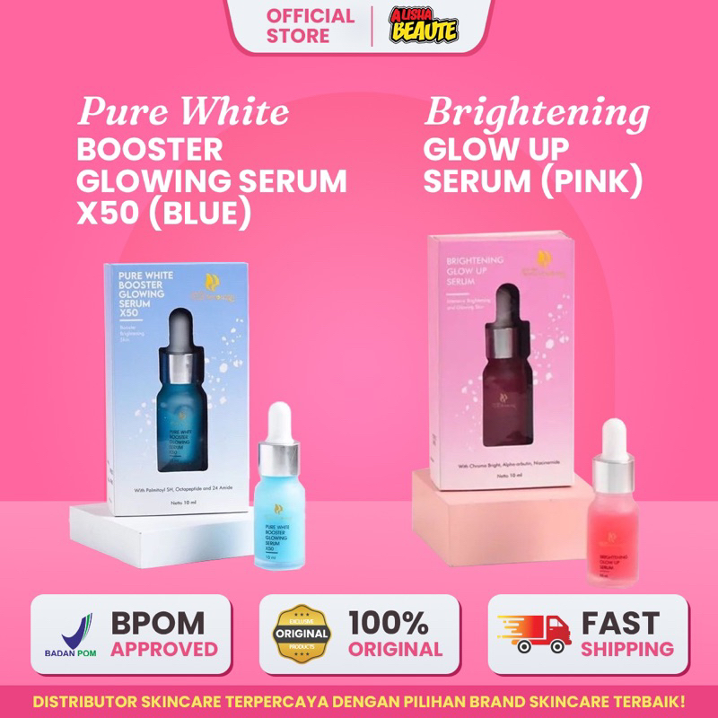 Jual SERUM SYR BRIGHTENING GLOW UP SERUM / PURE WHITE BOOSTER GLOWING ...