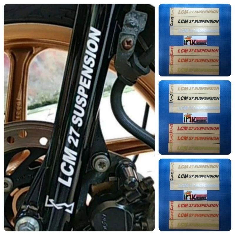 Jual Stiker LCM Suspension Cutting Stiker Shockbreaker Skok | Shopee ...