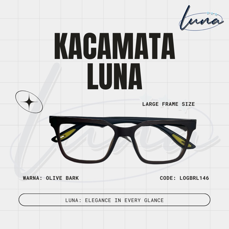 Jual Kacamata Luna Frame Lensa Edisi LEVI - Kotak | Murah Tren ...