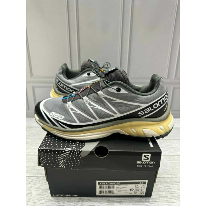 Jual Salomon XT-6 Advanced Beluga Pewter Dull Gold | Shopee Indonesia