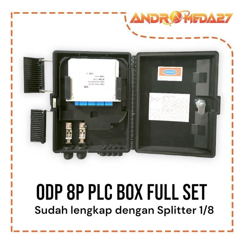 Jual Box ODP 8 Port Doble Lock Hitam | Shopee Indonesia