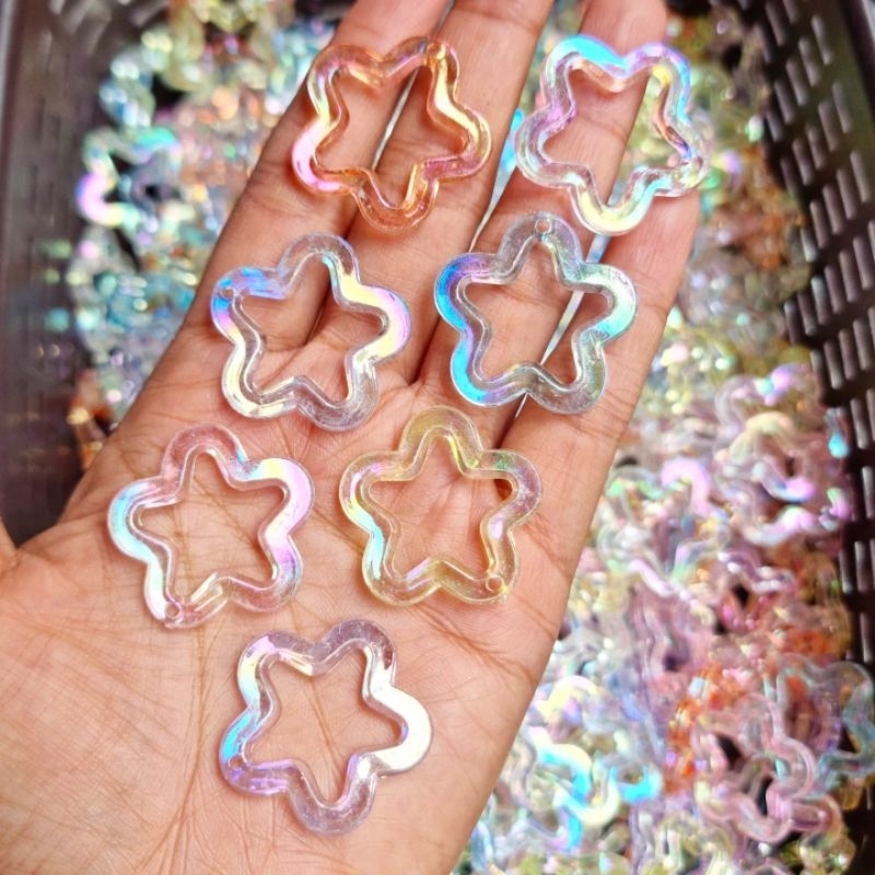 Jual 25GRAM MANIK CHARM BINTANG | MANIK BINTANG LUBANG ATAS UNTUK ...