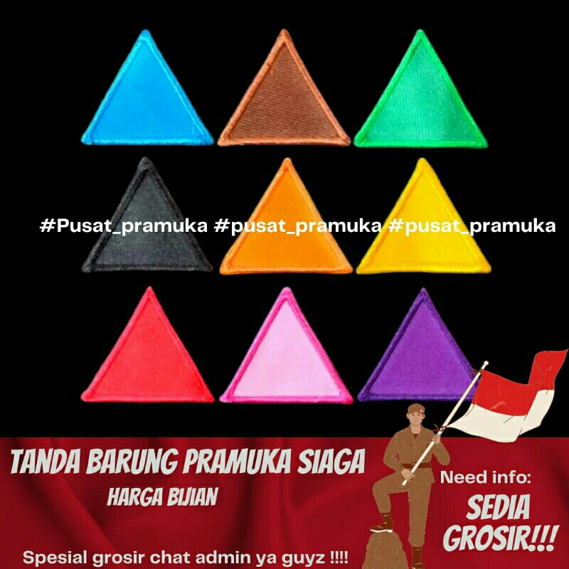 Jual Pacth emblem badge bed bet logo bordir tanda barung pramuka siaga ...