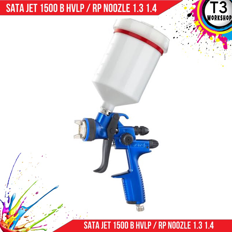 Jual Spraygun Sata Jet 1500b RP Solv ORIGINAL | Shopee Indonesia