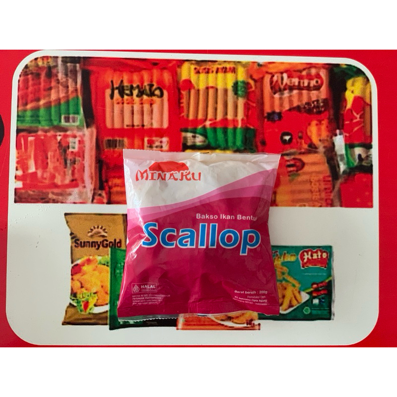 Jual Minaku Scallop 200gr | Shopee Indonesia