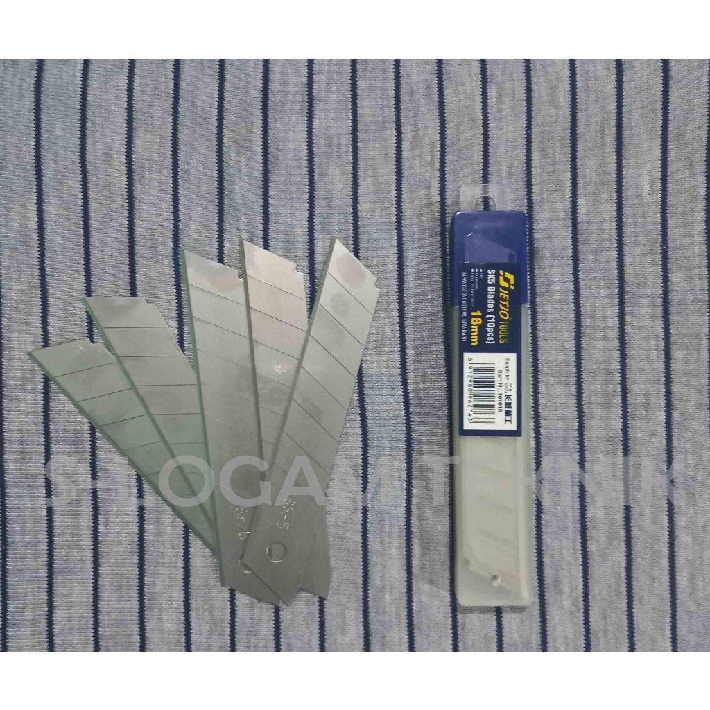 Jual Isi Refill Pisau Cutter Besar 18mm Blades Lakoni Pro LKN Pro Jetjo ...