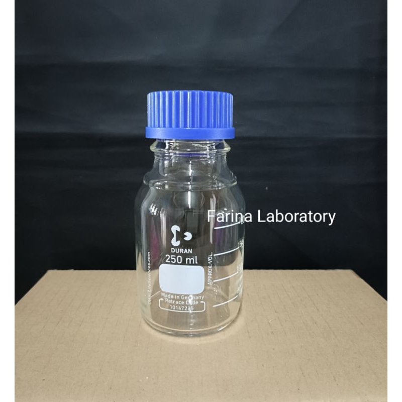 Jual Botol Sampel-Sample Bottle-Botol Laboratorium 250ml DURAN | Shopee ...