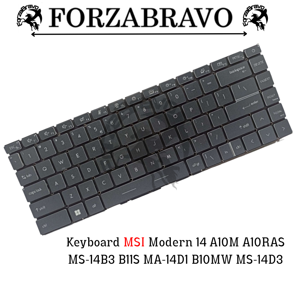 Jual NEW Keyboard MSI Modern 14 B10 B10mw B11 B11mo B11sb MS14 MS14d1 MS14d3 Backlight | Shopee ...