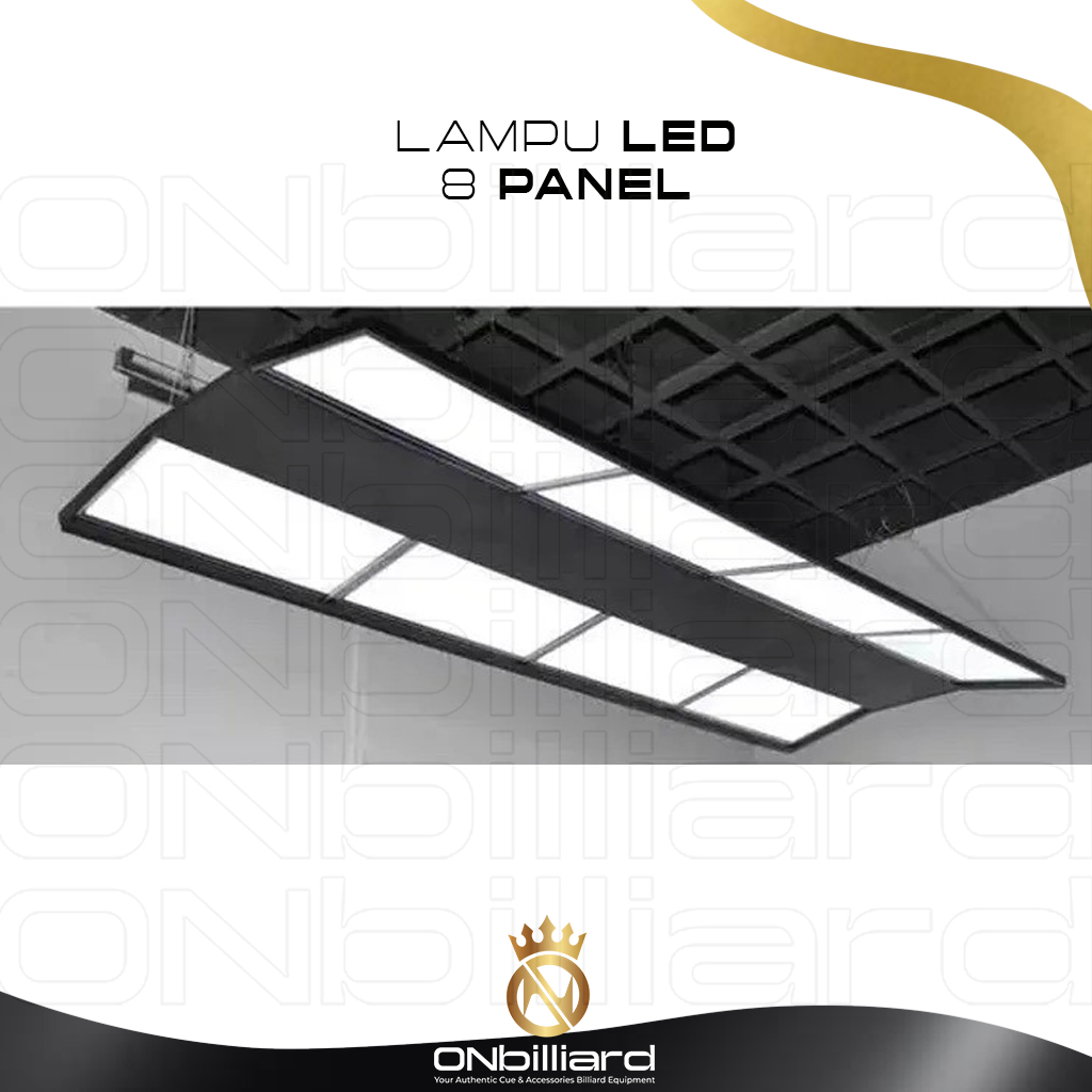 Jual Lampu LED Meja Billiard 8 Panel / 8 LED Lamp Biliyar Biliar Table ...