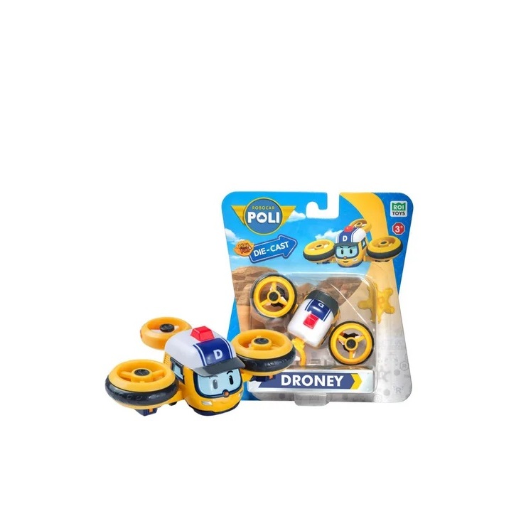 Jual Robocar Poli Diecast Droney MRT - 0612 Mainan Anak Original ...