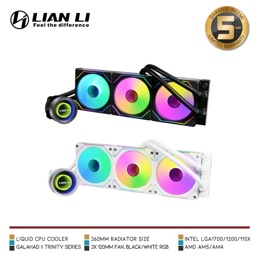 Jual LIAN LI Galahad II Trinity 360 ARGB UNI FAN SL-INFINITY 360mm AIO ...