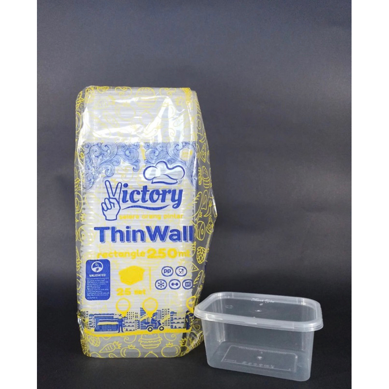 Jual thinwall kotak persegi rectangle 250 victory | Shopee Indonesia
