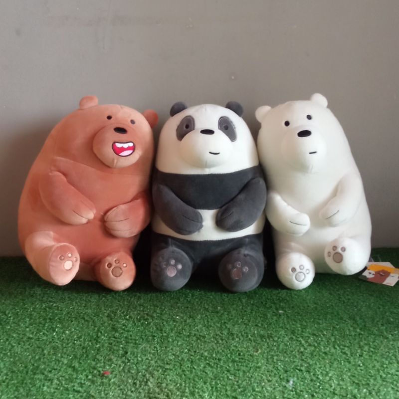 Jual Boneka Beruang WBB Original Miniso Grizzly Panda Ice Bear | Shopee ...