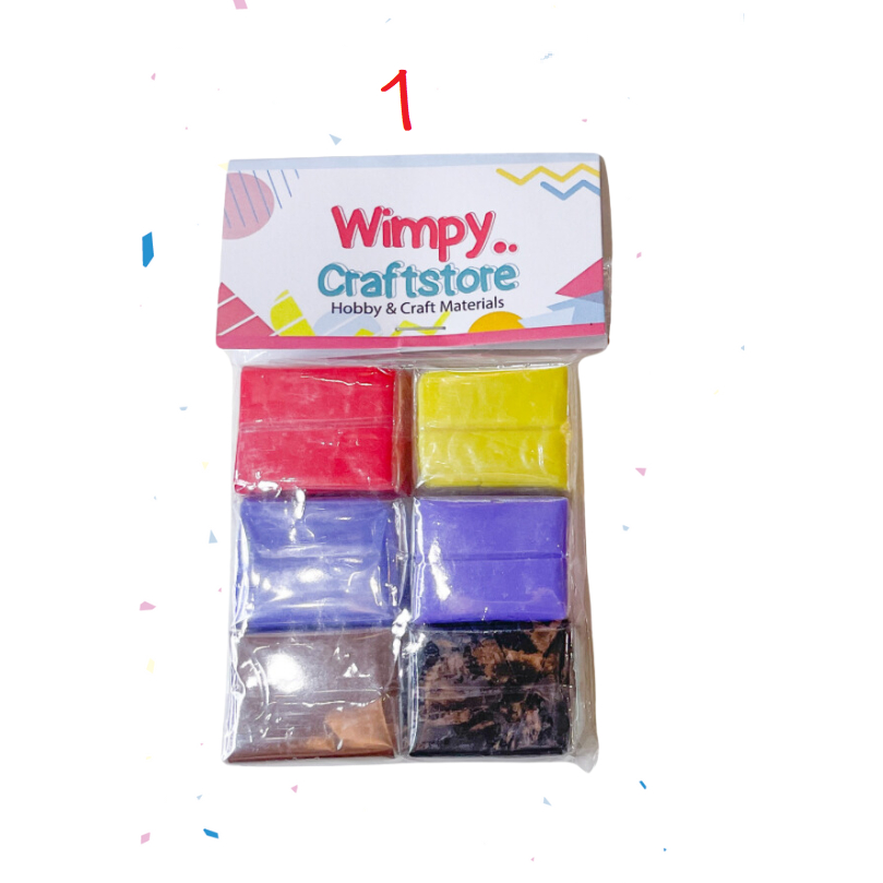 Jual Wimpy Polymer Clay Tanah Liat Kerajinan Tangan Plastisin Bahan ...