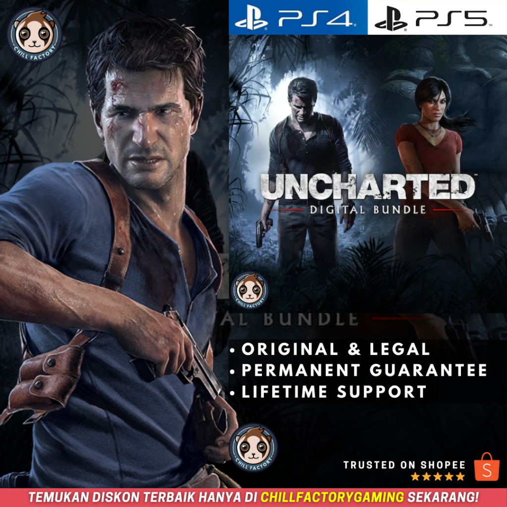 Jual Uncharted 4: A Thief's End + Uncharted: The Lost Legacy PS4 PS5 ...