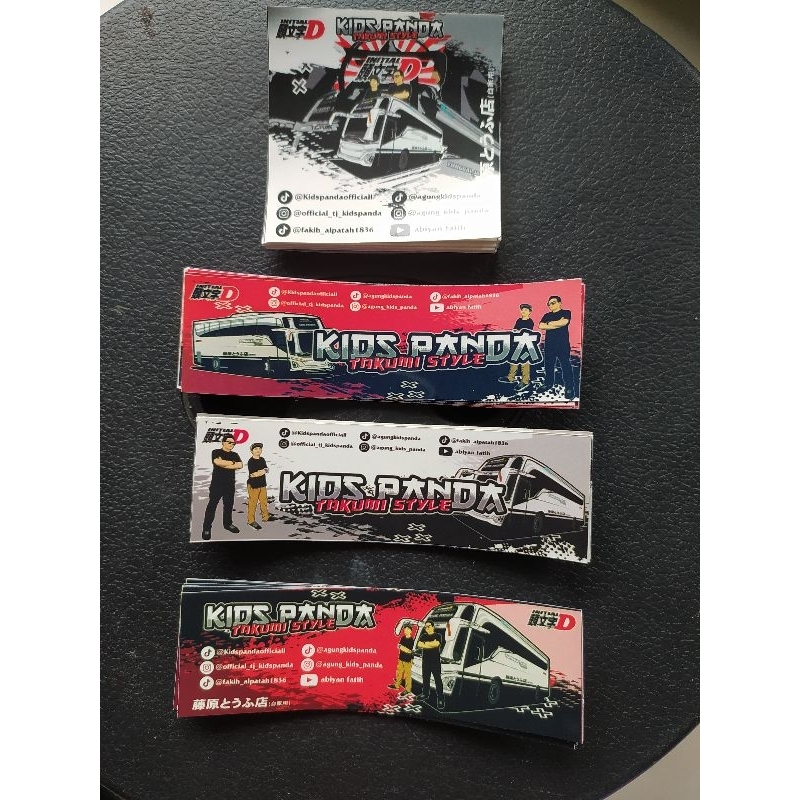 Jual PAKET MURAH STIKER BUS ARTIS JB 5 KIDS PANDA & BLACK PINK & Maudi ...