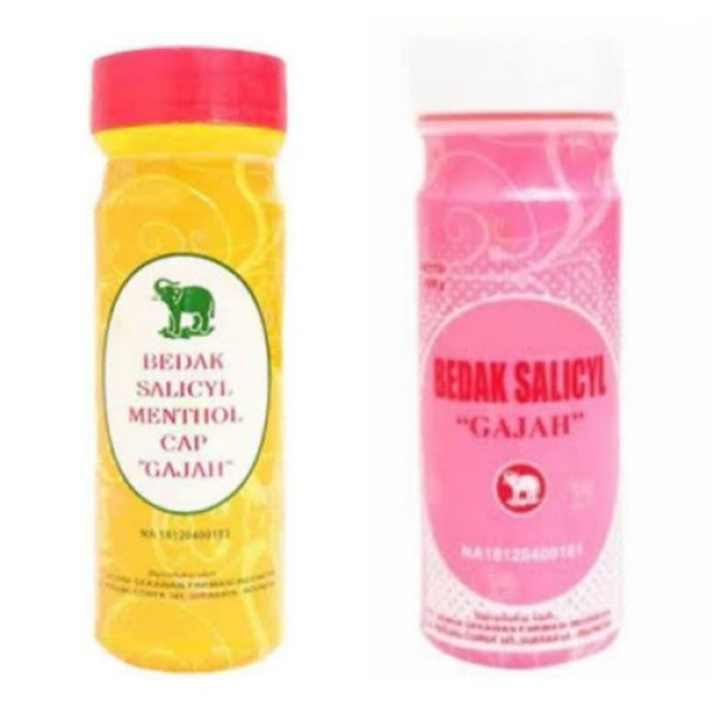 Jual BEDAK SALICYL MENTHOL, NON MENTOL & SPIRITUS CAP GAJAH GATAL ...