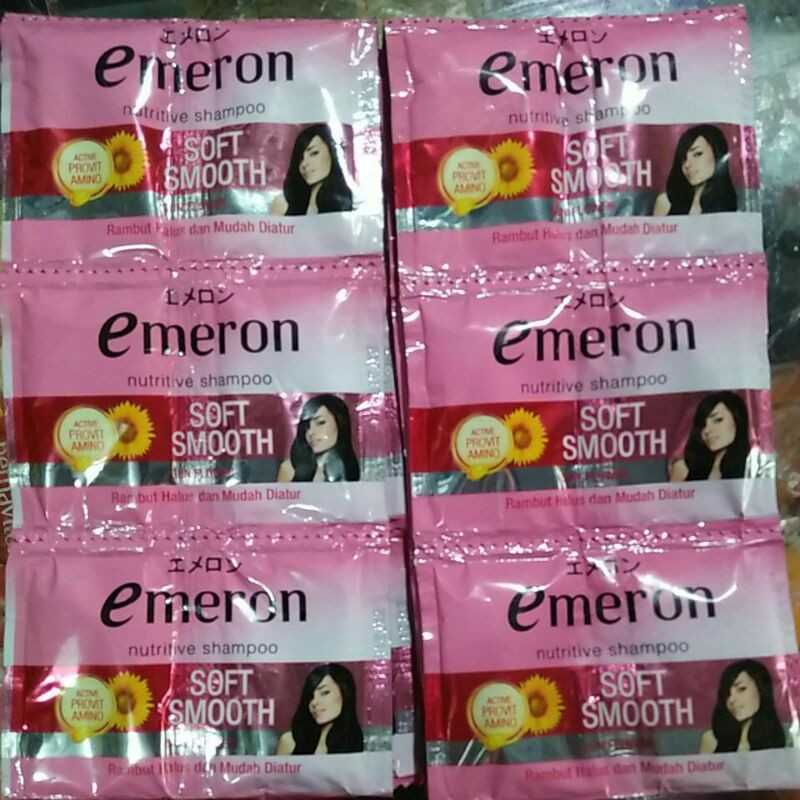 Jual Shampo EMERON 1 Renceng isi 12 Sachet / All Varian 24 PCS | Shopee ...