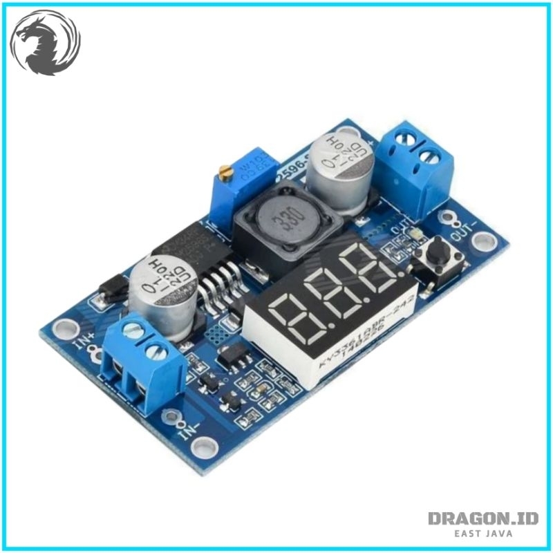 Jual LM2596 Module StepDown Converter DC to DC with display 7segmen ...
