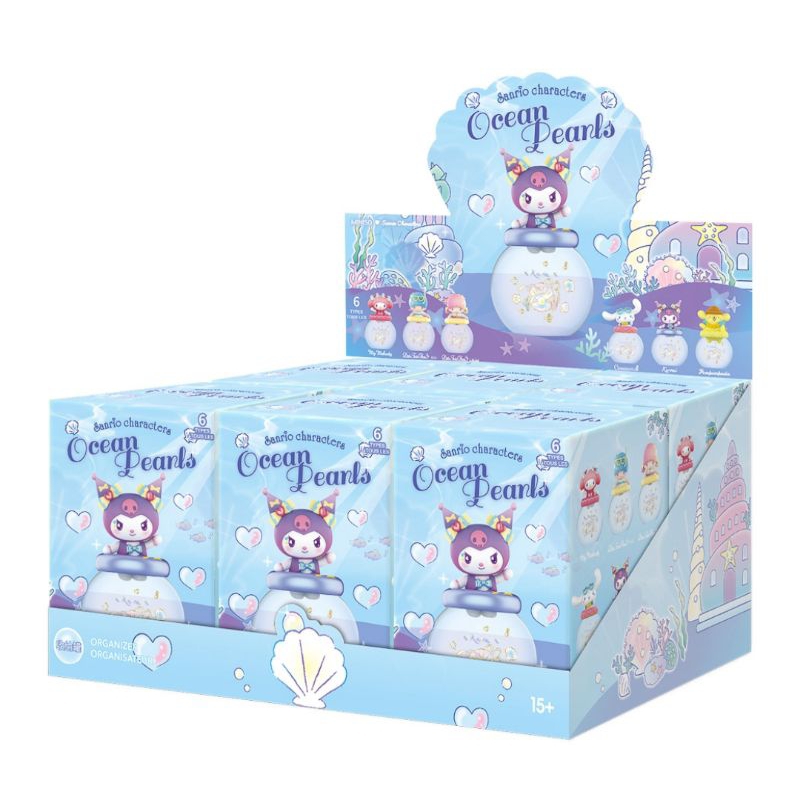 Jual MINISO Blind box Sanrio Characters Ocean Pearl Storage Jar ...