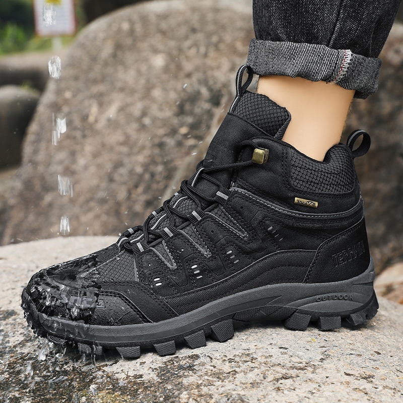 Jual Boot High / Tinggi Sepatu Gunung Hiking Snta 502 506 Waterproof ...