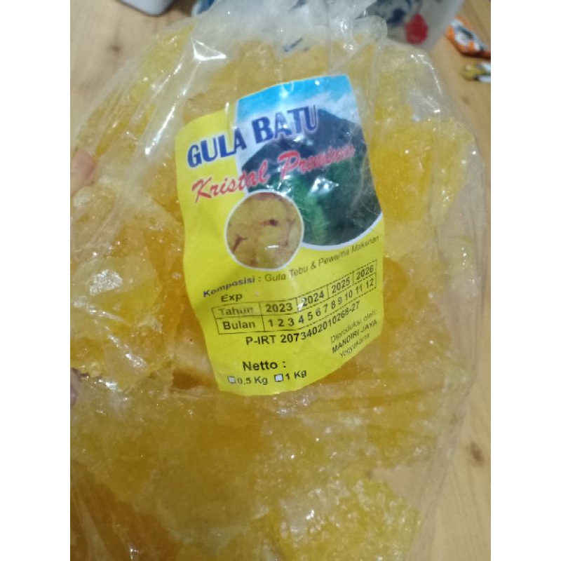 Jual Gula batu cristal berat 1 kilo | Shopee Indonesia