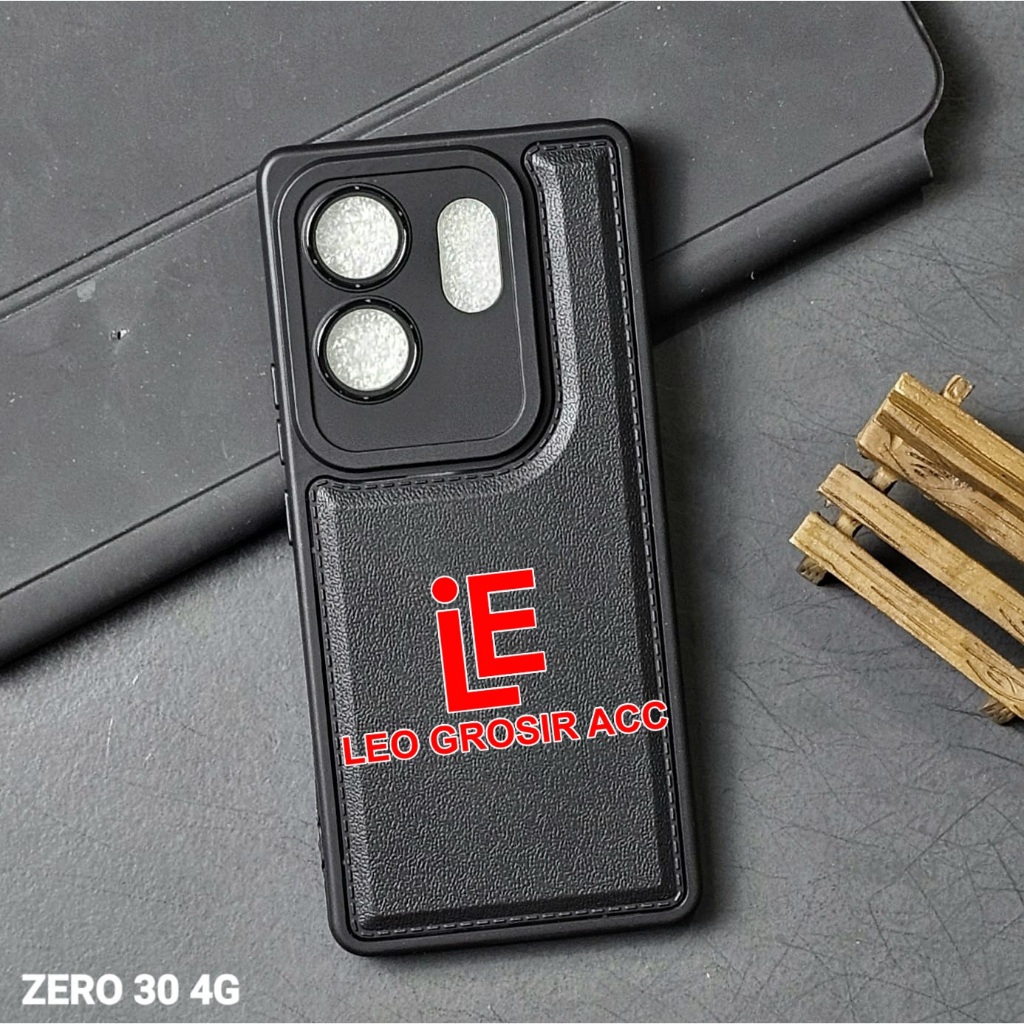 Jual INFINIX ZERO 30 4G CASE LEATHER PRO SOFTCASE BLACK INFINIX ZERO 30 4G | Shopee Indonesia