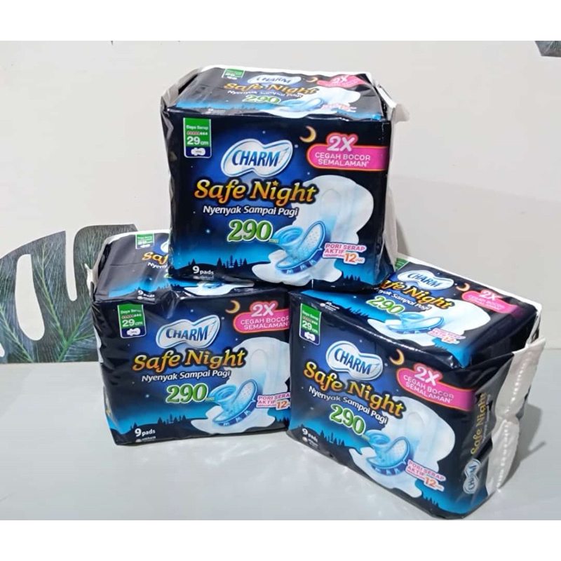 Jual charm safe night 29 cm isi 10 pcs | Shopee Indonesia