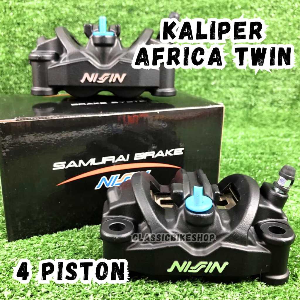 Jual Kaliper Twin Afrika Africa 4 Piston Pitch 100 Set Kampas Caliper Africa Import | Shopee ...