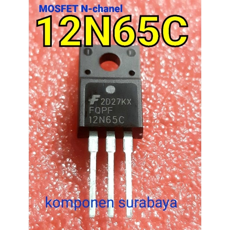 Jual mosfet 12N65 12A/650V N-Channel power mosfet | Shopee Indonesia