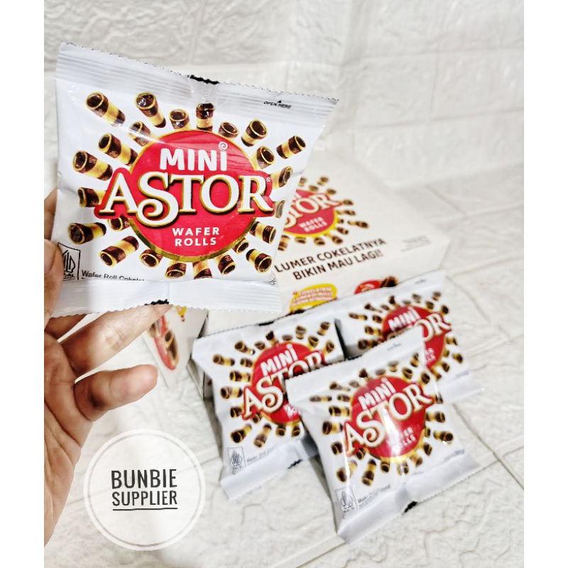 Jual Mini Astor Wafer Rolls Isi 10pcs x 20gr (BOX) | Shopee Indonesia