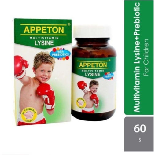 Jual Appeton Multivitamin MV Lysine Syrup 60 mL Box | Shopee Indonesia