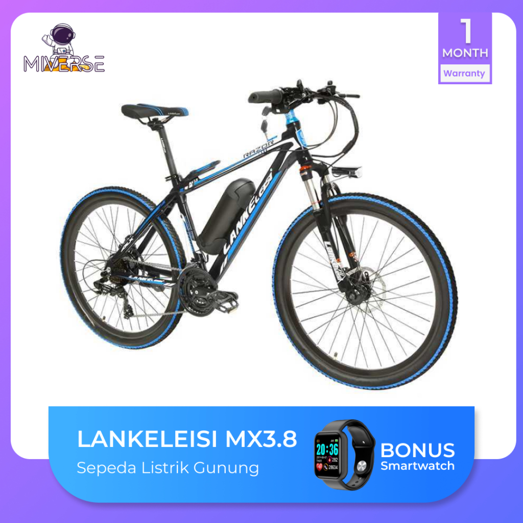 Jual Lankeleisi MX3.8 Sepeda Listrik Gunung MTB | Shopee Indonesia