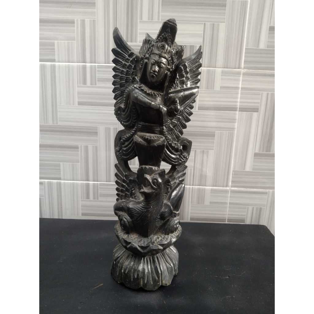 Jual Patung Garuda Wisnu Kencana Kayu Bali Kuno Jadul Antik | Shopee ...