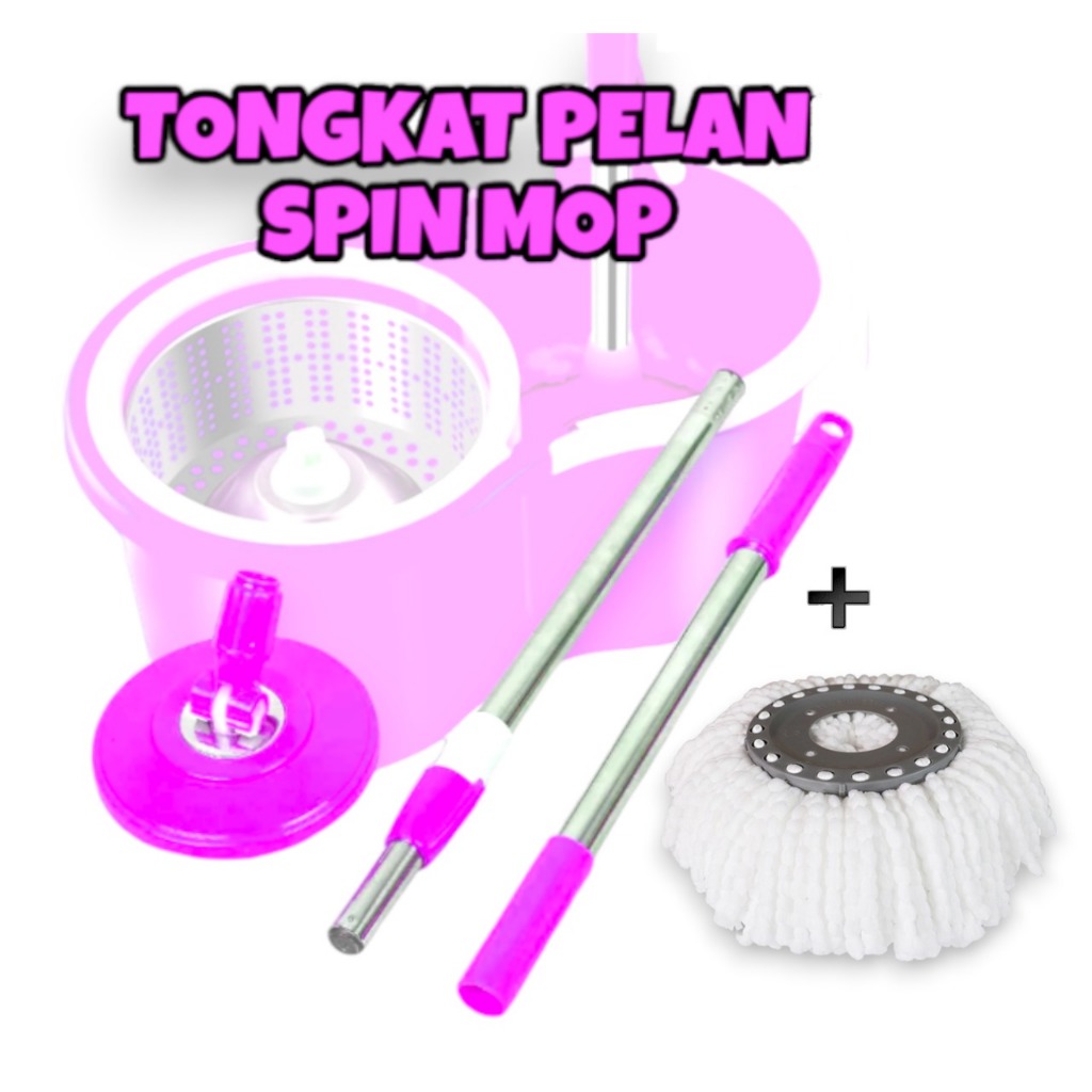 Jual Wing Star Tongkat Pel Kain Pel Set Mop Stick Set with Headmop ...