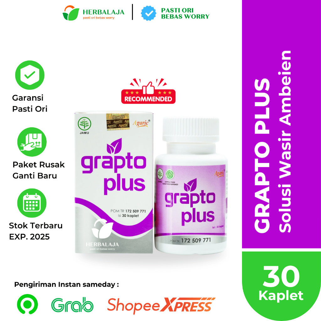 Jual [ RESMI ] GRAPTO PLUS ASLI OBAT WASIR OBAT AMBIEN GRAPTO PLUS ...