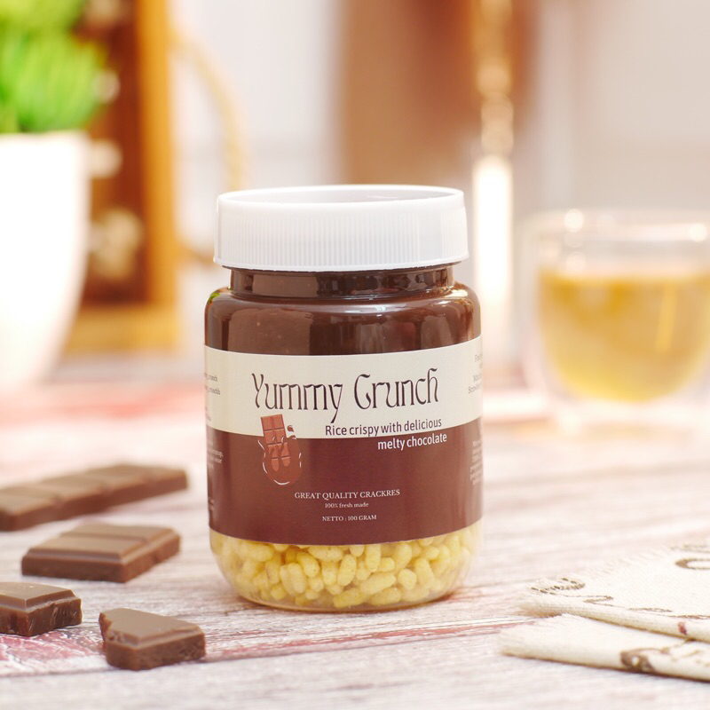 Jual Yummy crunch-CHOCO JAR COKLAT LUMER CRUNCHY MELTY CEMILAN KEKINIAN ...