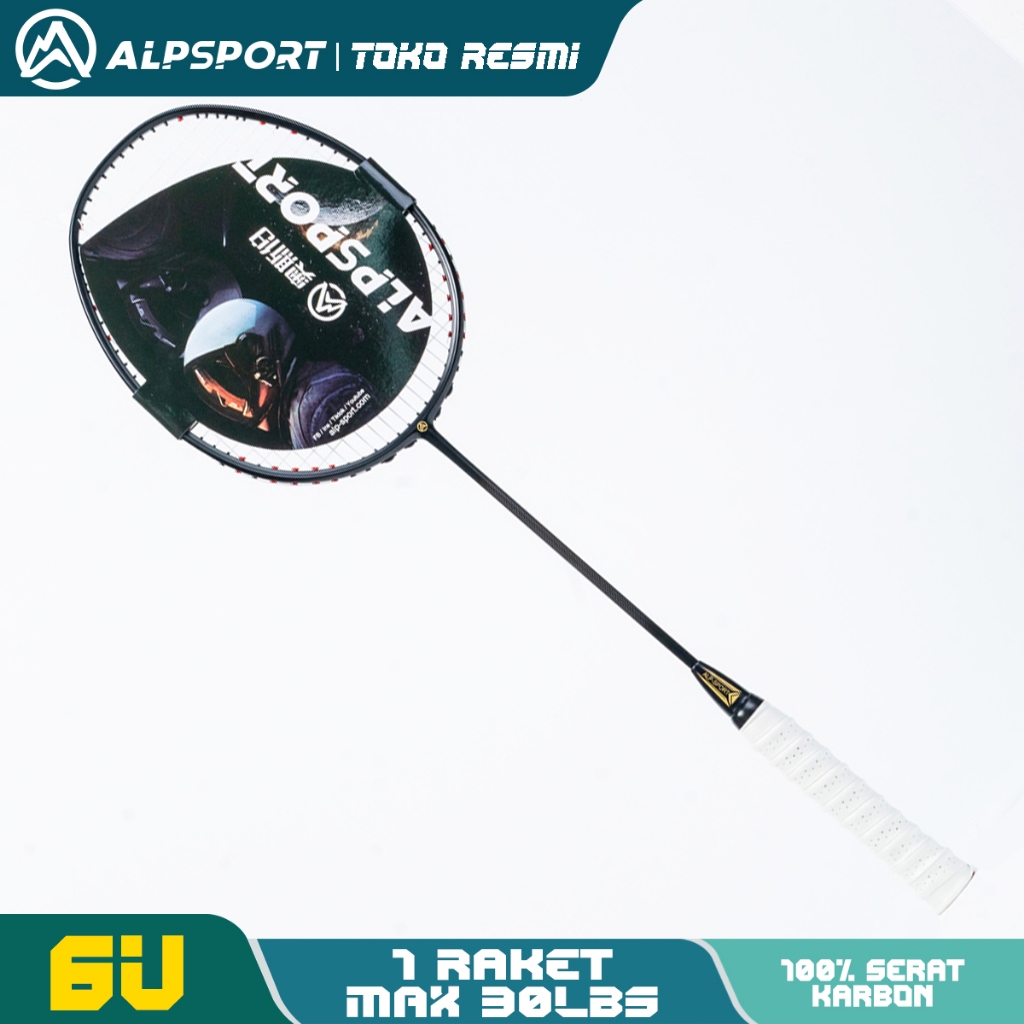 Jual ALPSPORT RR【2Raket + Tas】4U G5 100% Serat Karbon Penuh Desain Asli ...