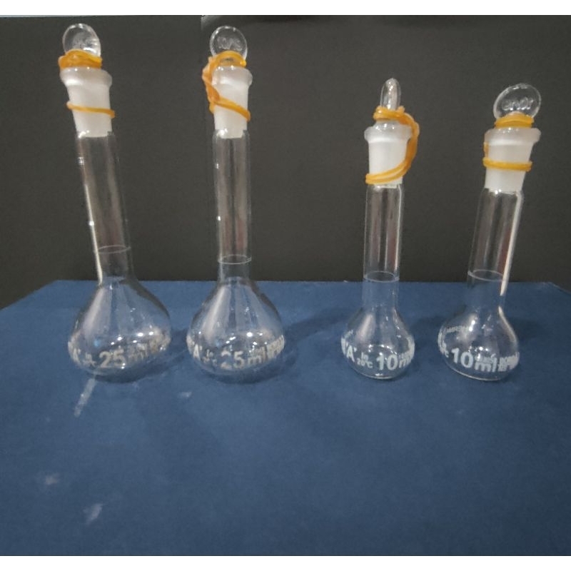 Jual Herma labu ukur clear glass stopper / volumetric flask / labu ukur herma | Shopee Indonesia