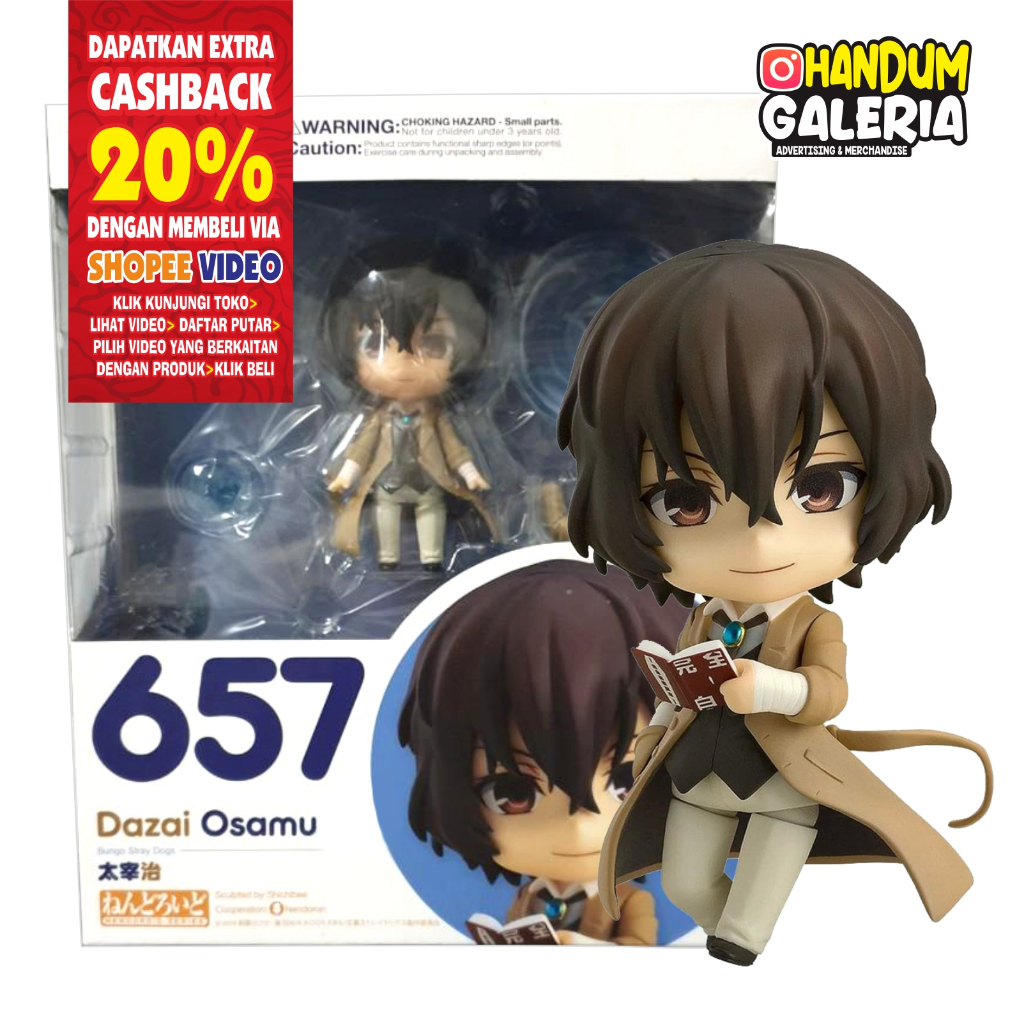 Jual NENDOROID DAZAI OSAMU - NENDO 657 ANIME BUNGOU STRAY DOGS ...