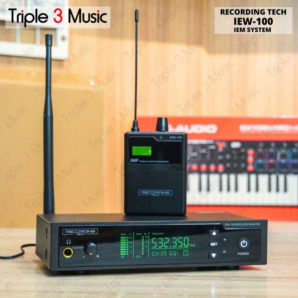 Jual RECORDING TECH IEW-100 IEW100 IEW 100 wireless IEM in ear monitor ...