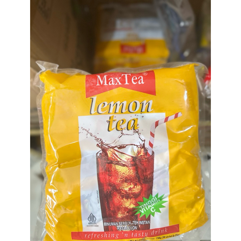 Jual Max Tea Lemon 1 pak (3renceng) | Shopee Indonesia