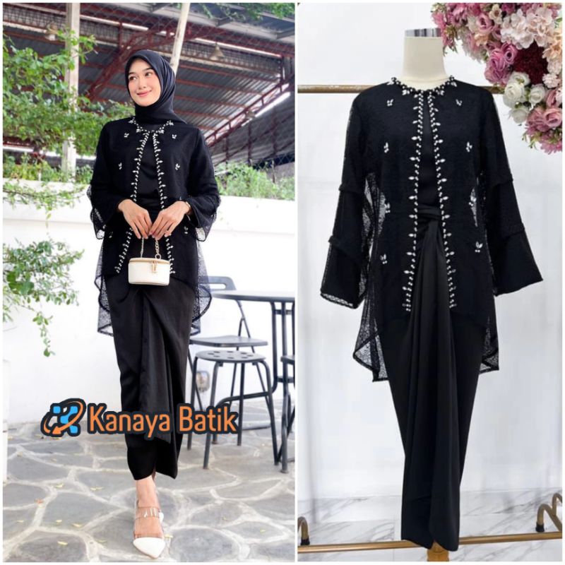 Jual ONESET CLARISA - OUTFIT KONDANGAN -OUTER BRUKAT PREMIUM-SETELAN ...