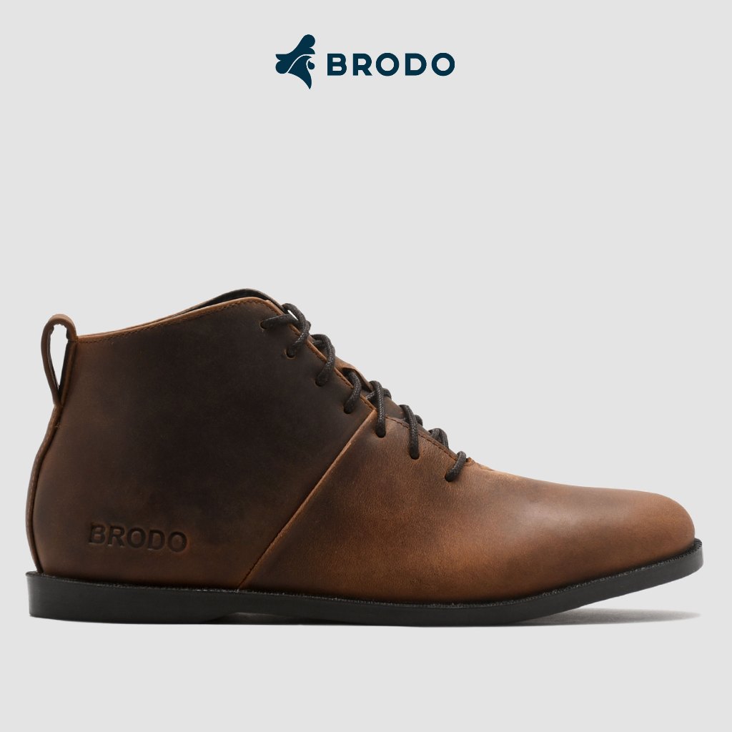 Jual BRODO - Sepatu Signore Dark Choco BS | Shopee Indonesia
